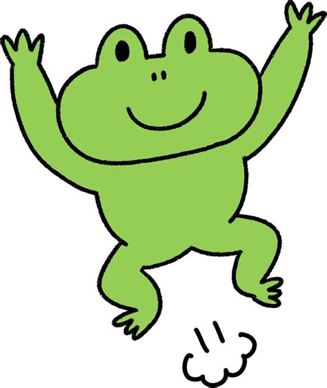 飛んでいるカエルのイラスト Onwaイラスト【2023】 イラスト カエル かわいいイラスト