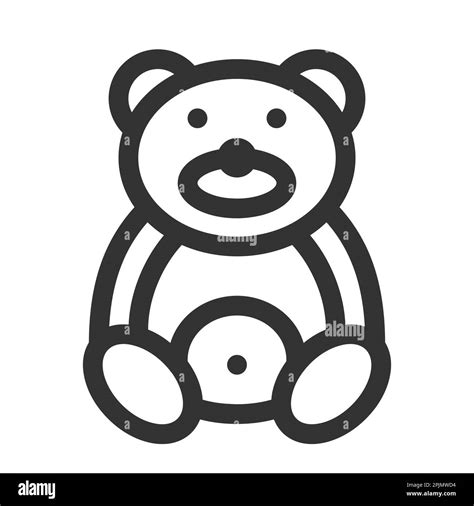 Teddy Bear Icon Bear Toy Icon Vector Illustration Stock Vector Image