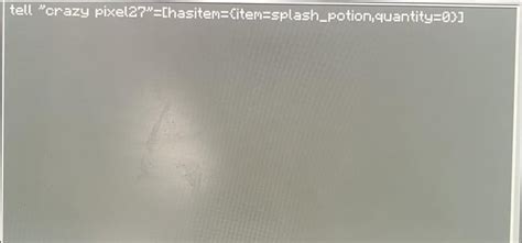 Adding A Splash Potion To A Bass Item Command R Minecraftcommands