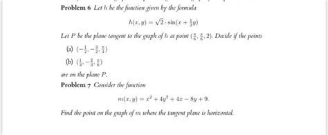 Solved Problem 6 Let H Be The Function Given By The Formula Chegg Com