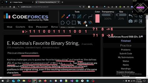 E Kachinas Favorite Binary String Codeforces Round 988 Div 3 Cp In Bangla Java