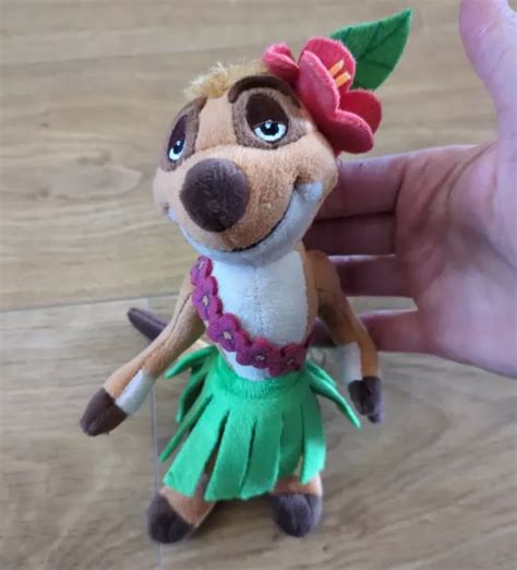 Disney Store The Lion King Timon Soft Plush Toy Teddy 8 Hula Timone