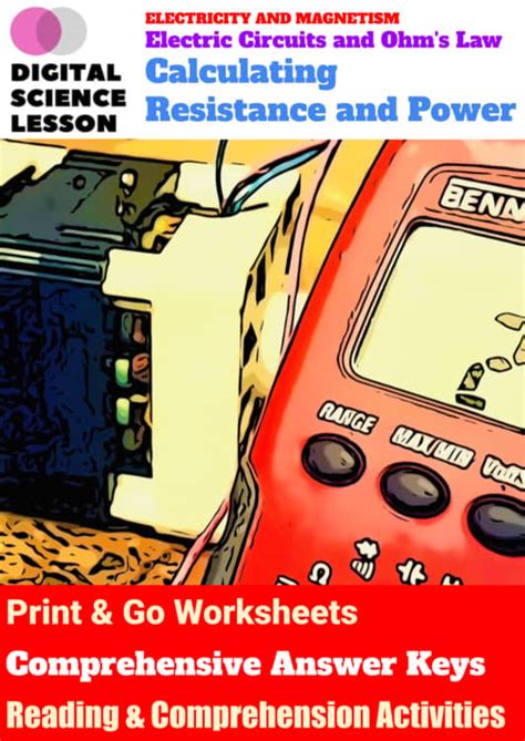 Calculating Resistance And Power By Digital Science Lesson Tpt