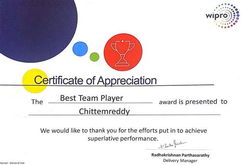 Chittemreddy Rajesh Reddy On Linkedin Devops Teamplayer Wipro Recognition Gratitude