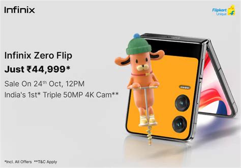 Infinix Zero Flip G Goes On Sale Today In India Starting At With Offers