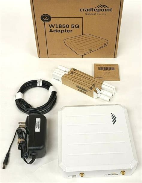Cradlepoint W1850 5g Adapter Modem Wireless Router Open Box W1850 5gb For Sale Online Ebay
