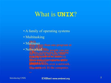 Ppt Introducing The Unix Operating System Powerpoint Presentation