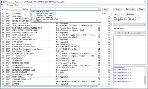 New JLR CCF Tools CCF Editor For JLR SX JLR Engineering Tool