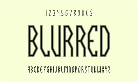 흐리게 표시 글꼴 검은 각 문자 숫자와 통화 표지판 고립 된 영어 알파벳 벡터 레터링 길거리 스타일에 대한 스톡 벡터 아트 및 기타 이미지 Istock