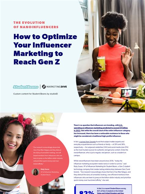 the evolutionof nanoinfluencers pdf brand social media