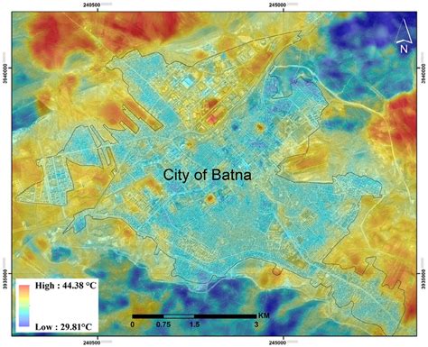 The Retrieved Lst By Mw Algorithm Of Batna City Download Scientific