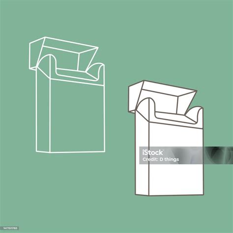 Cigarette Pack Template Stock Illustration Download Image Now