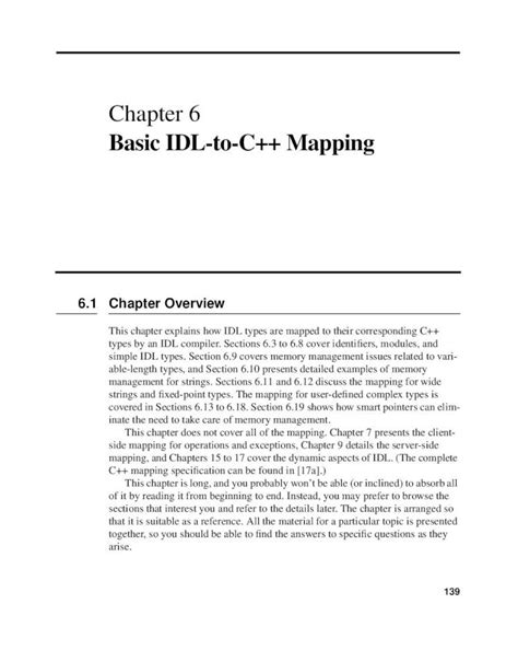 Pdf Chapter 6 Basic Idl To C Mapping Dokumentips