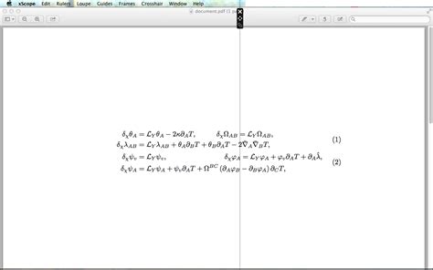 Temporary Vertical Rule For Equations Alignment Purpose TeX LaTeX Stack Exchange