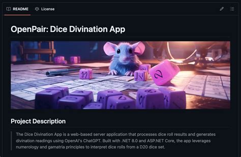 my latest project is a small web application that uses openai in a really creative way