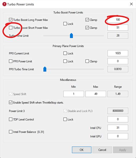 Disable Power Limits Using Throttlestop Brads Hacks