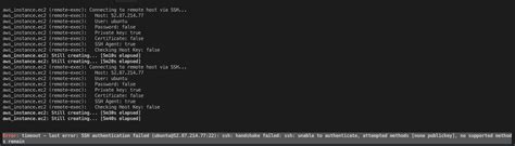 Terraform Remote Exec Provisioner Failed To Connect To Ec2 Instance