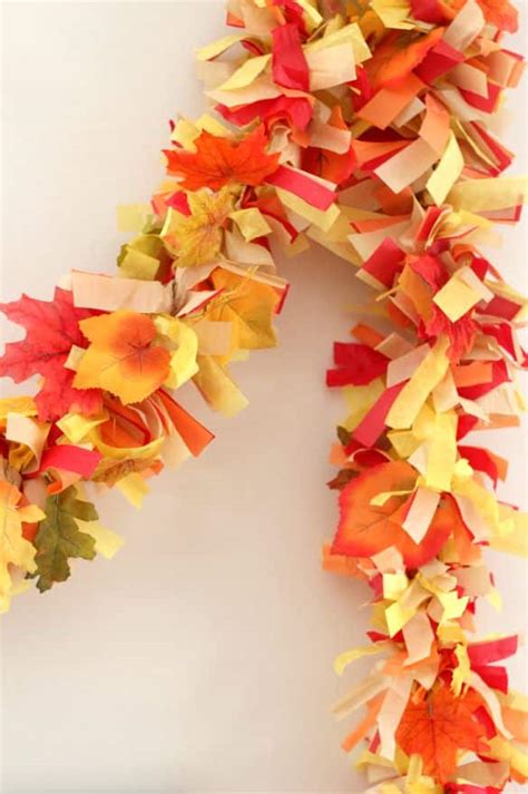 How To Make Paper Leaves Garland At Chloe Maygar Blog