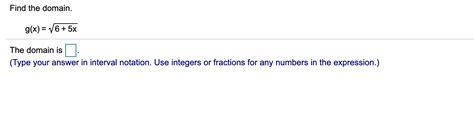Solved Write Interval Notation For The Given Graph 10