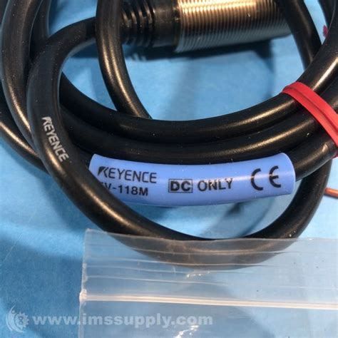 Keyence Ev 118m Two Wire Amplifier Proximity Sensor Ims Supply