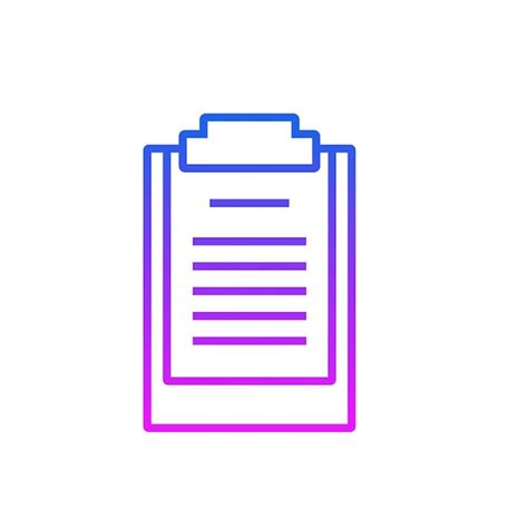 Premium Vector Gradient Document File Icon