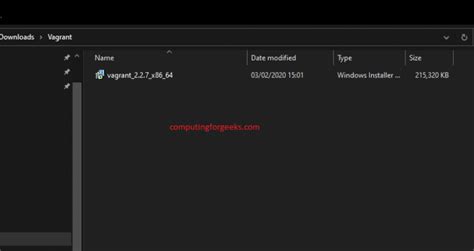 Enable Hyper V And Install Vagrant On Windows 1110 Computingforgeeks