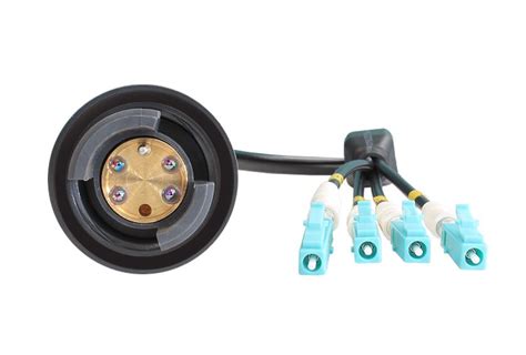 Channel Plug To LC Connector Cable Assembly