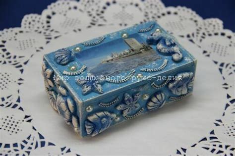 Шкатулка в морском стиле (мастер-класс). | Поделки, Шкатулка, Шкатулка ...