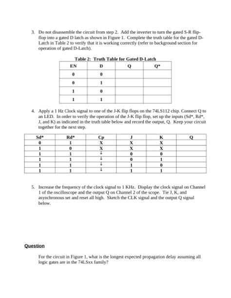 Lab 7 Latches Objectives To Investigate The Behavior