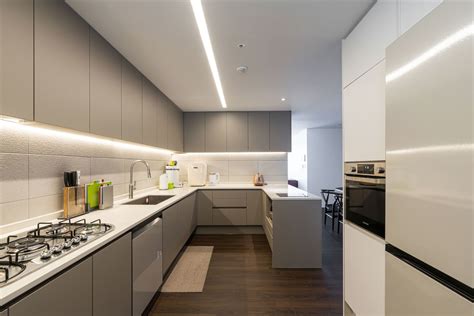 무몰딩 주방 디자인