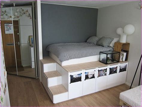 Platform Bed With Storage King Diy At Adell Hodges Blog