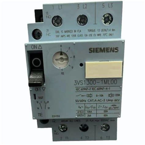 3vs1300 1mm00 Siemens Mpcb At Rs 2500 Piece Siemens Breaker In Ahmedabad Id 2854526994297
