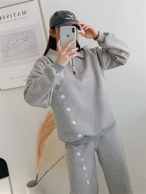 [set가격 조거and와이드] 핏최고 오버핏 반집업맨투맨 와이드팬츠 조거팬츠 트레이닝 세트 기모 데일리 꾸안꾸 운동복 츄리닝 국내자체제작