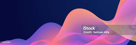 추상 네온 핑크 퍼플 웨이브 흐르는 배너 배경 디자인 벡터 일러스트레이션 흐르는 입자 파동 동적 모션 스트림 디지털 기술 곡선 0명에 대한 스톡 벡터 아트 및 기타 이미지