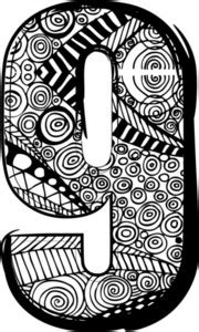 Number With Abstract Drawing Vector Illustration Royalty Free Stock Image Storyblocks