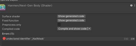 Error Running In Unity · Issue 7 · Hanmen Labhs2 Ai Ase Shaders · Github
