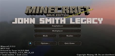 John Smith Texture Pack 1122 Free Download For Minecraft