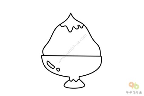 沙冰简笔画 西瓜简笔画拟人 大山谷图库