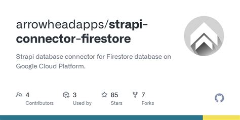 Cloud Firestore Database Connector Community Packages Strapi