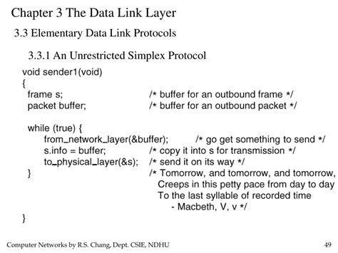 PPT Chapter The Data Link Layer PowerPoint Presentation Free Download ID