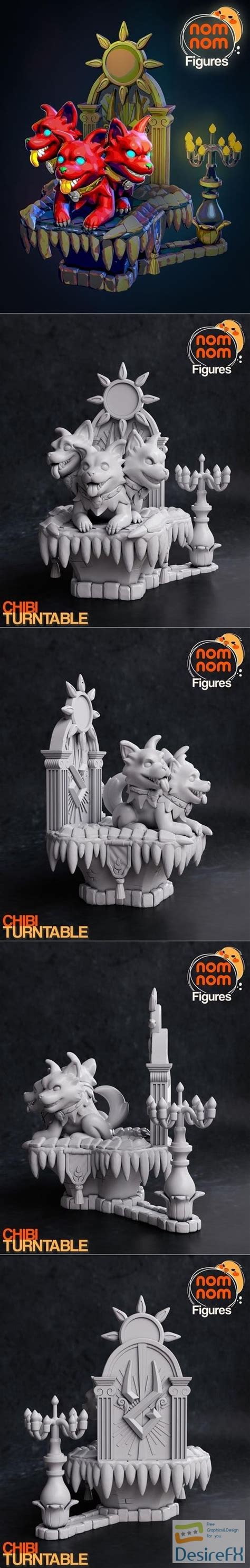 Download Chibi Cerberus Nomnom 3d Print Desirefxcom