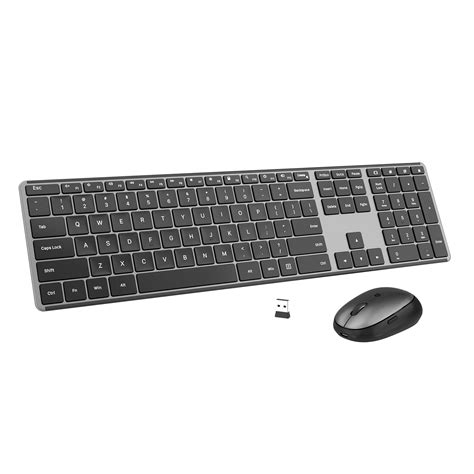 Ausdom Wireless Keyboard And Mouse Combo 2 4ghz Cordless Quiet Keyboa