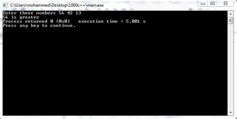 Programmers Area C Program To Find Largest Of Three Numbers