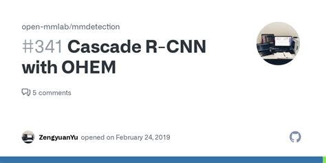 Cascade R CNN With OHEM Issue Open Mmlab Mmdetection GitHub