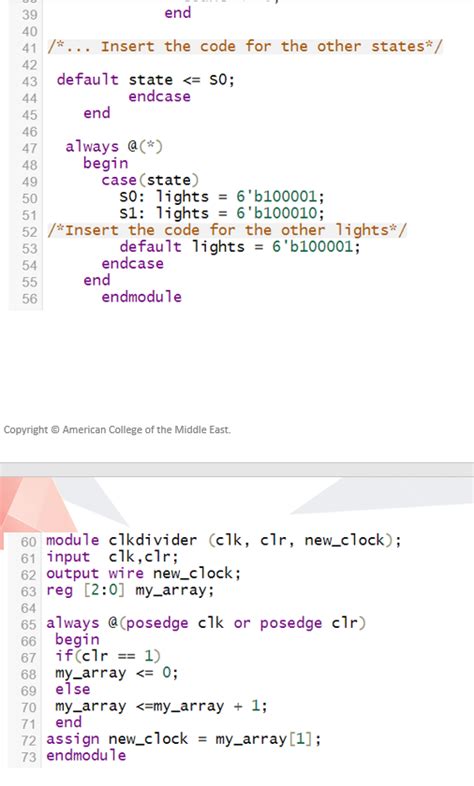 Solved Verilog Code 1 Module Controller Clkclrlights 2