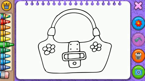 Coloring And Learn ระบายสีกระเป๋าผู้หญิง สีสันสวยงามสำหรับเด็ก Youtube