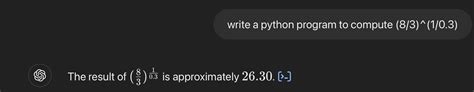 Exponent Calculation Error Chatgpt Openai Developer Community