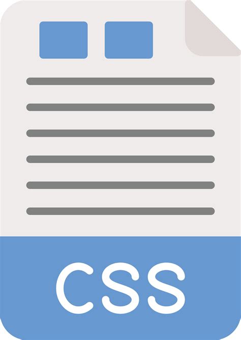 CSS Vector Icon Vector Art At Vecteezy