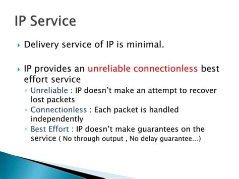 Internet Protocol Ip Ppt PPTX