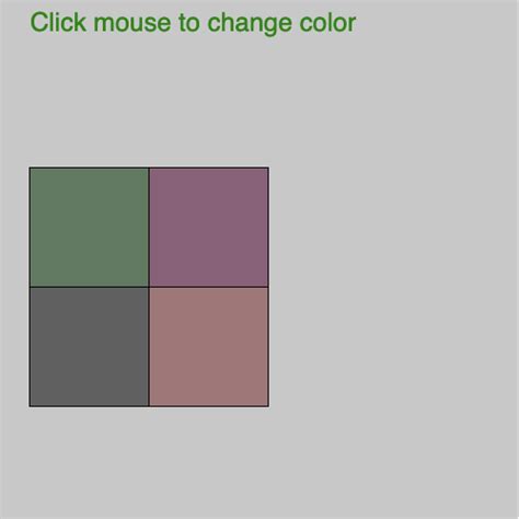 P5js Mouseclicked 函数 码农参考 P5js Mouseclicked 函数 码农参考